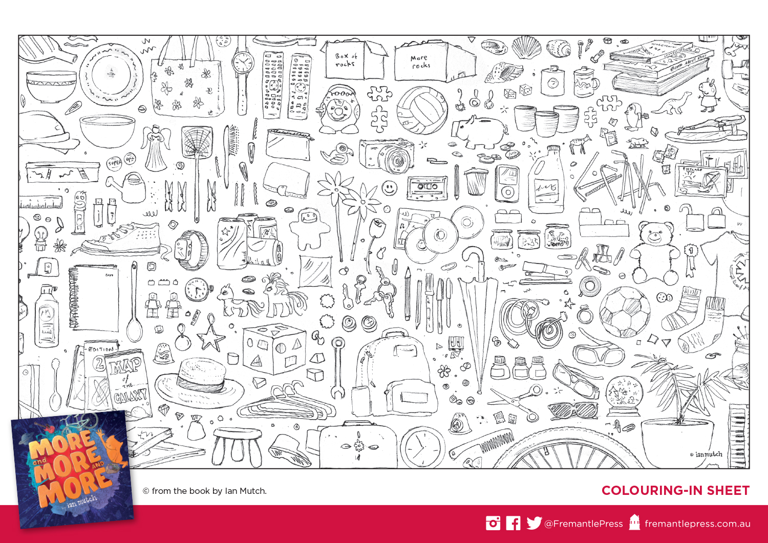 Colour in more and more and more with Ian Mutch - Fremantle Press