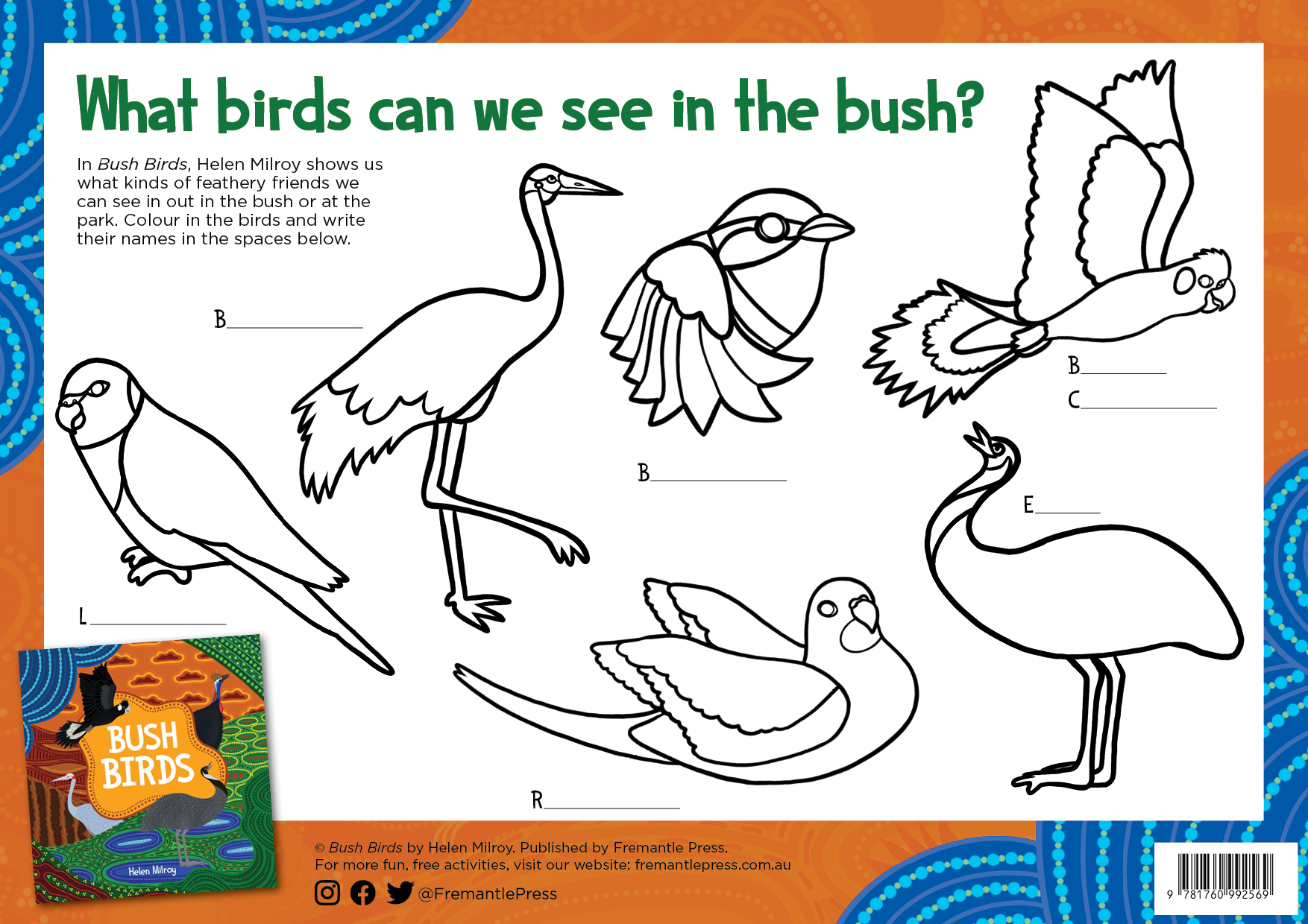 What birds can you see in the bush? - Fremantle Press